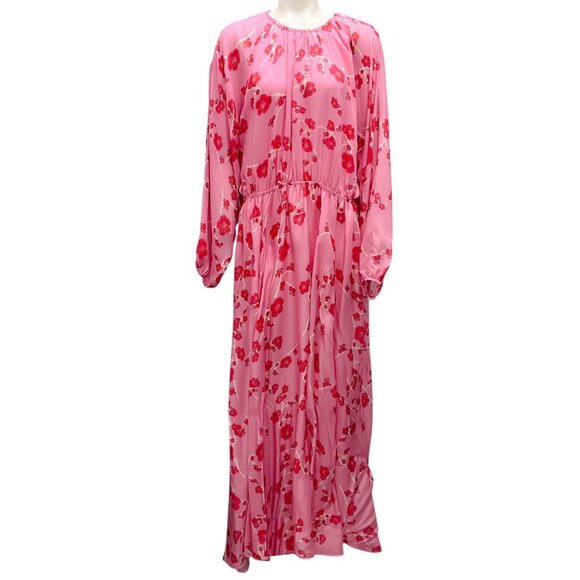 Cynthia Rowley | Dresses | Cynthia Rowley Pink Red Cherry Blossom Print ...